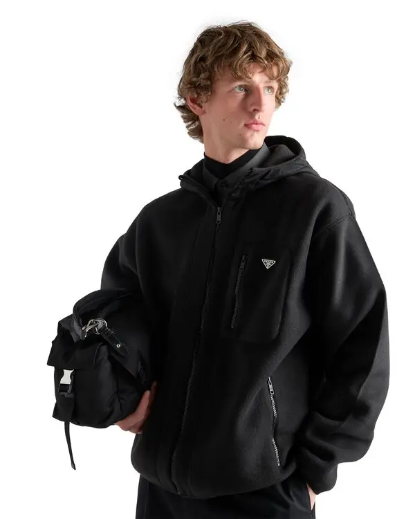 Prada Fleece Blouson Jacket