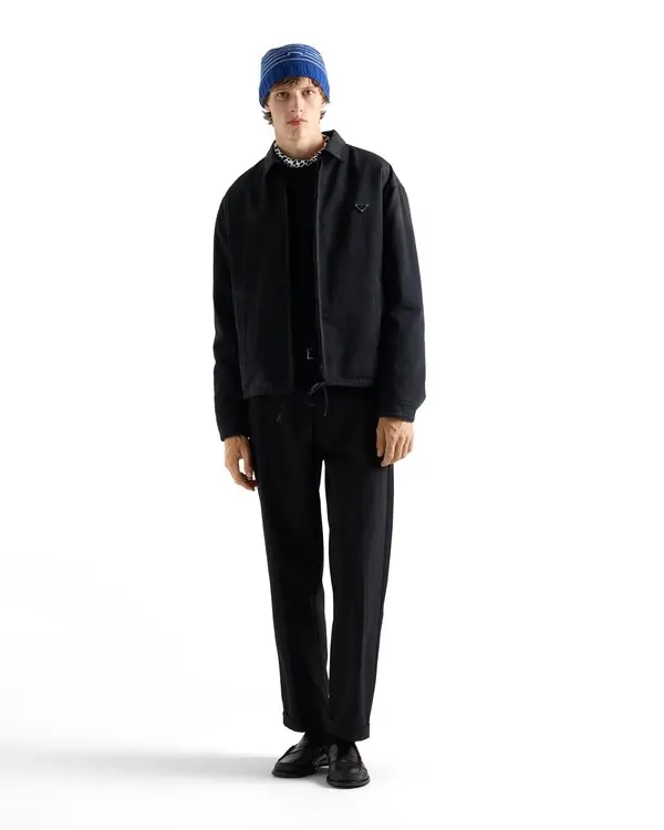 Prada Padded Denim Bouson Jacket