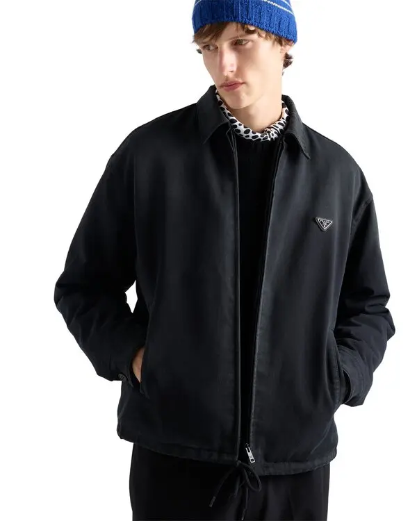 Prada Padded Denim Bouson Jacket