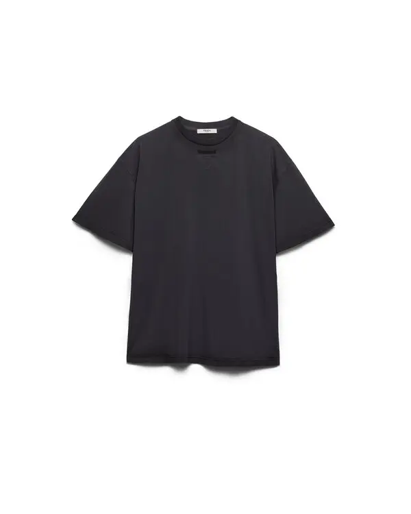 Prada Cotton Jerey T-hirt - Grey