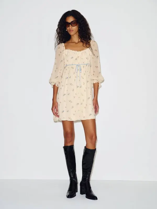REFORMATION Daisy Dress Lace - Multi