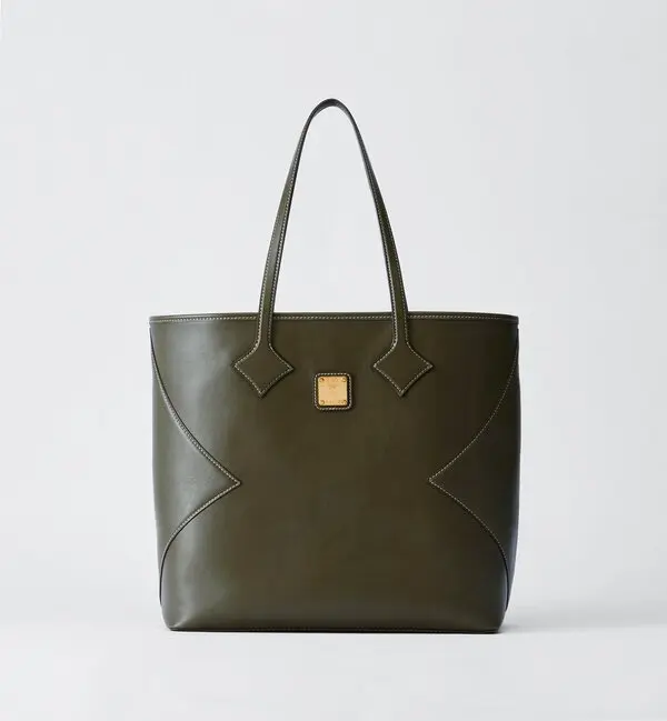Mcm Dia Shopper In Nappa Leather