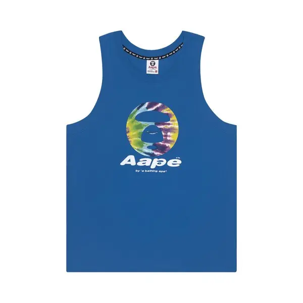 AAPE Tie-dye Moonface Tank Top