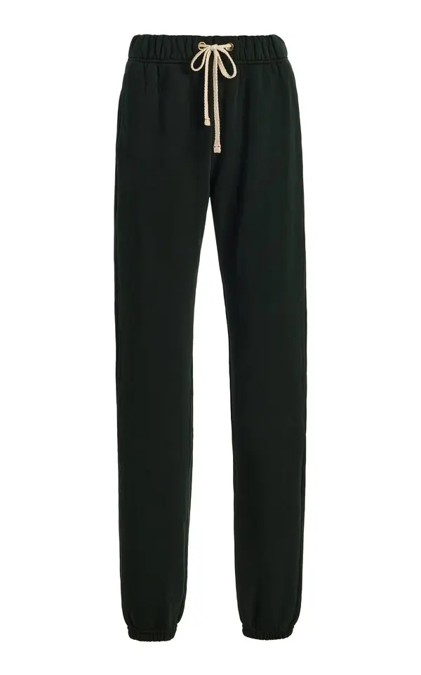 LES TIEN Dylan Classic Cotton Sweatpants - Green
