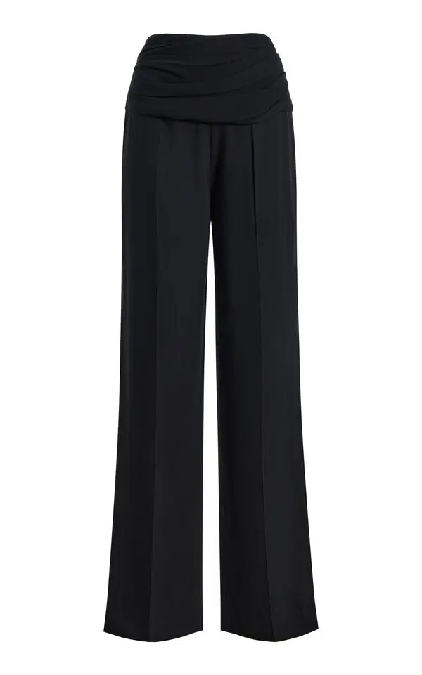 Tove Albertine Wool Trousers - Black