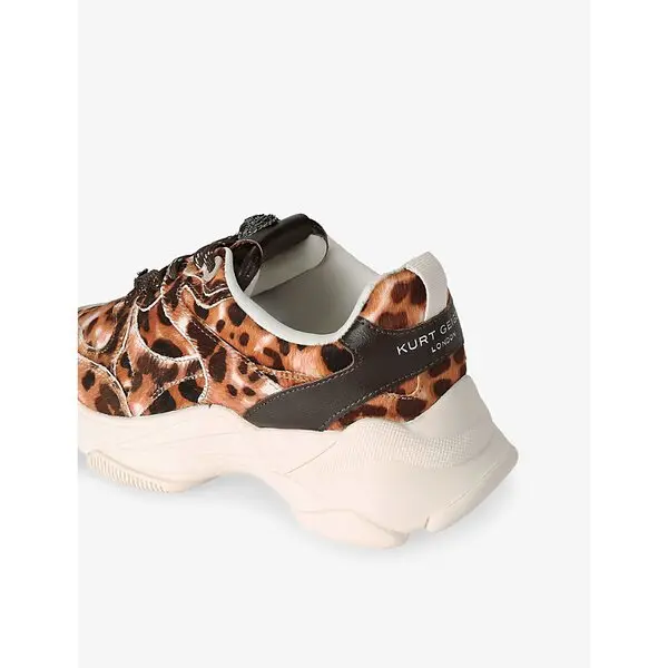 Kurt Geiger Shine Leather Trainers