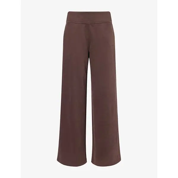 Vuori Sedona Wide-leg Cotton-blend Jogging Bottoms - French Roast