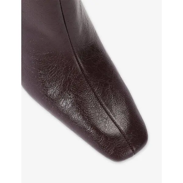 Steve Madden Morph Faux-leather Heeled Ankle Boots