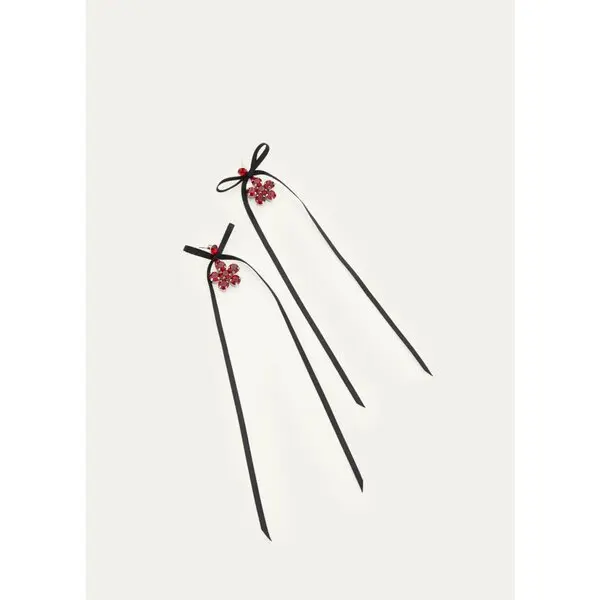 Simone Rocha Mini Daisy Drop Earrings