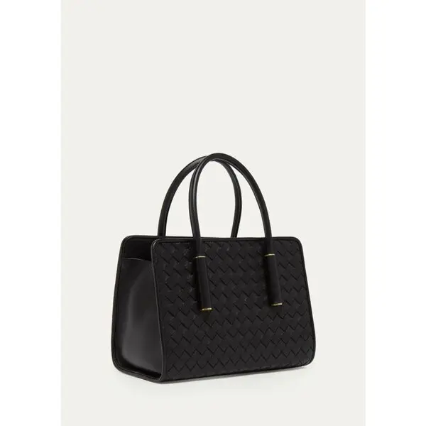 Bottega Veneta Barbara Baby Leather Top Handle Bag