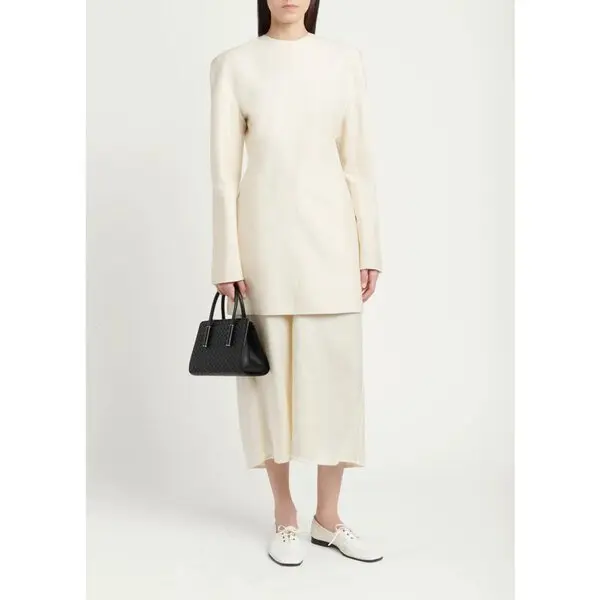Bottega Veneta Barbara Baby Leather Top Handle Bag