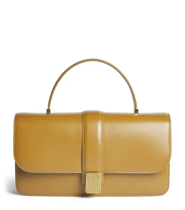 Khaite Leather Blake Top-handle Bag - Green