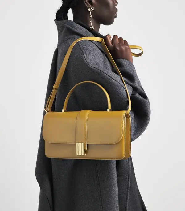 Khaite Leather Blake Top-handle Bag