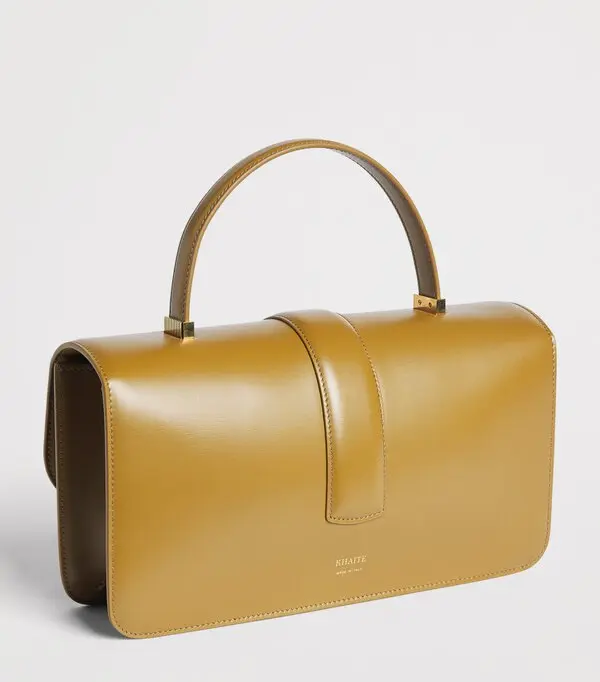 Khaite Leather Blake Top-handle Bag