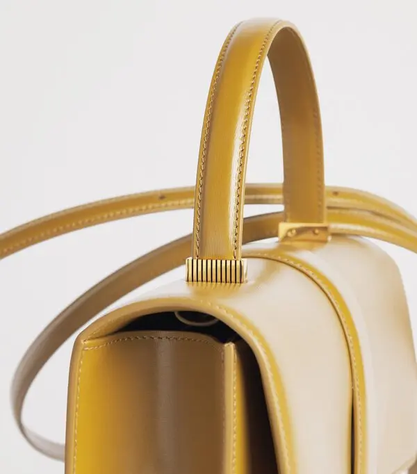 Khaite Leather Blake Top-handle Bag