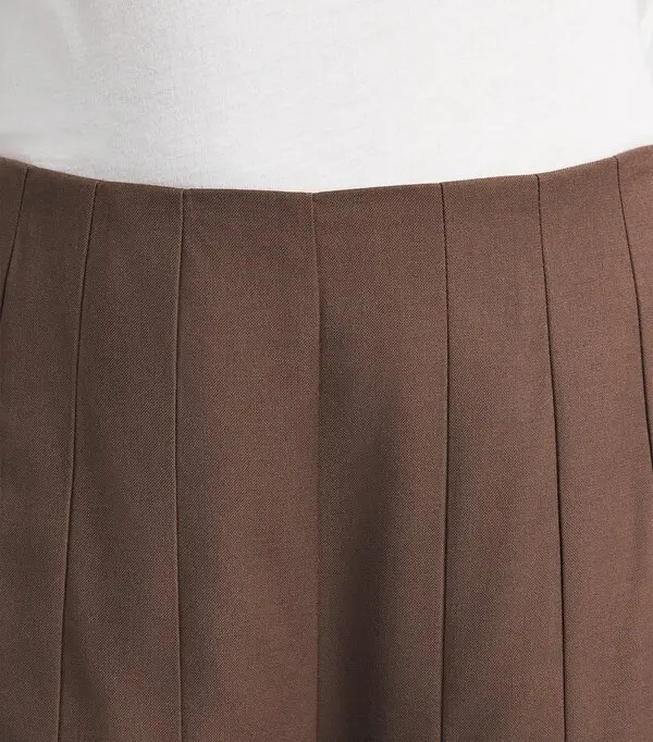 Claudie Pierlot Pleated Wide-leg Trousers