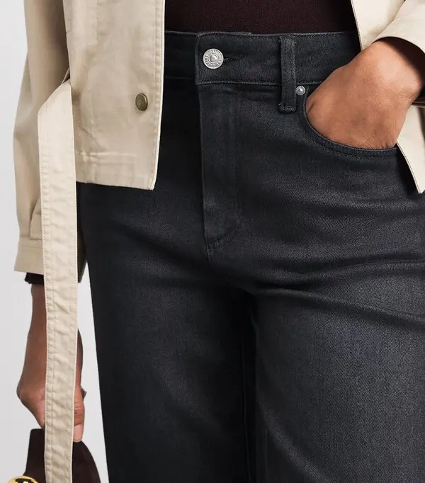 Paige Mason Ankle Mid-rise Straight Jeans