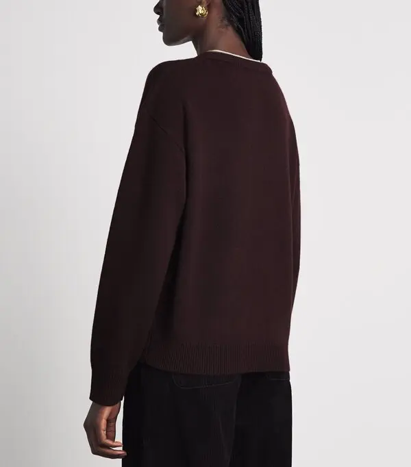 Sandro Wool-cashmere Layered Sweater