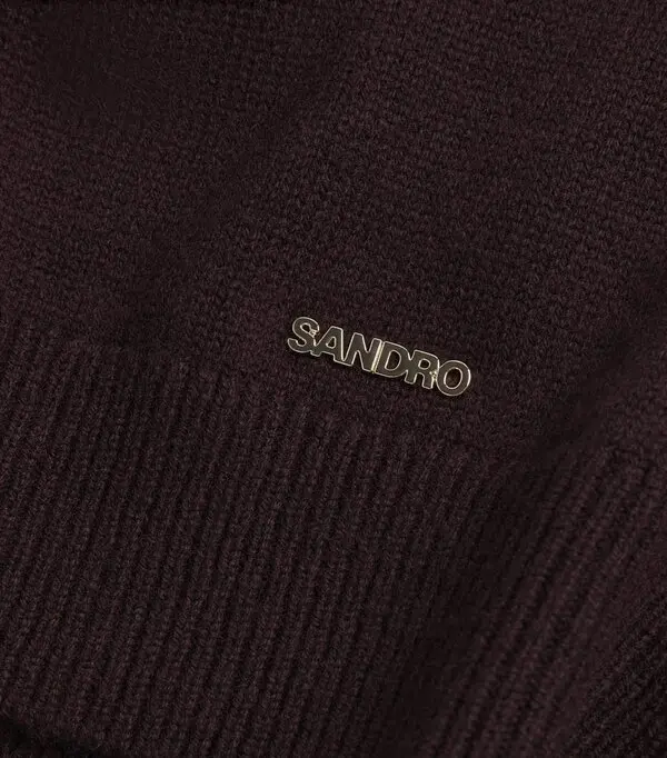Sandro Wool-cashmere Layered Sweater
