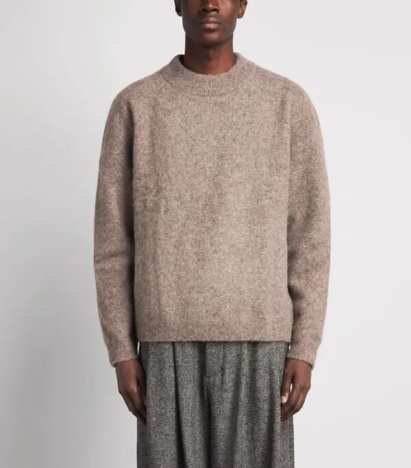 A.p.c. Mélange Relaxed Sweater - Brown