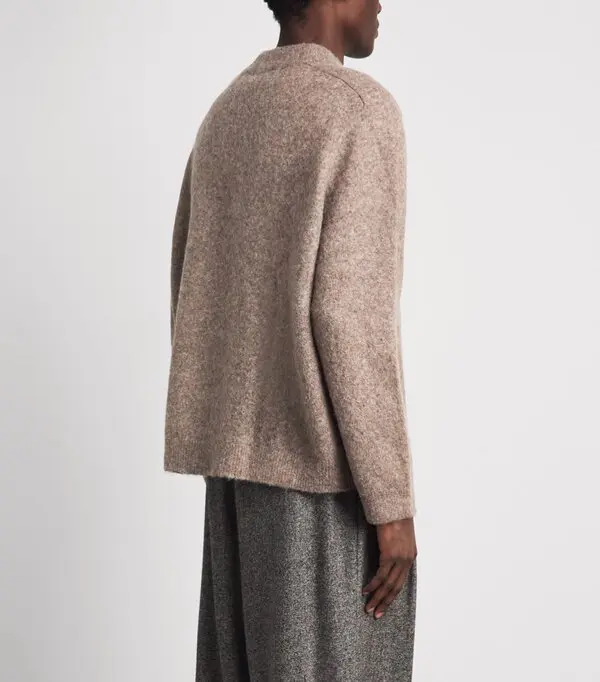 A.p.c. Mélange Relaxed Sweater - Brown