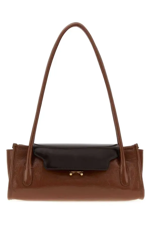 Marni Mini Leather Trunkette Crossbody Shoulder Bag