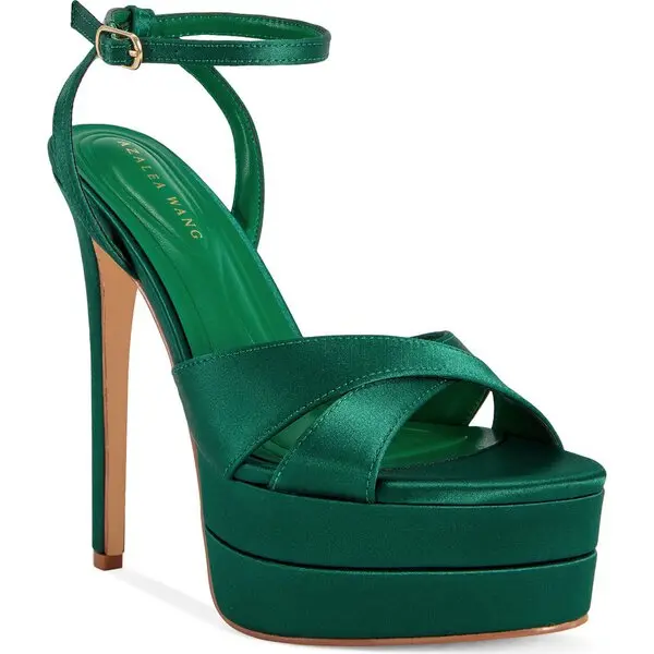 AZALEA WANG Halladay Ankle Strap Platform Sandal