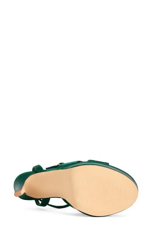 AZALEA WANG Halladay Ankle Strap Platform Sandal