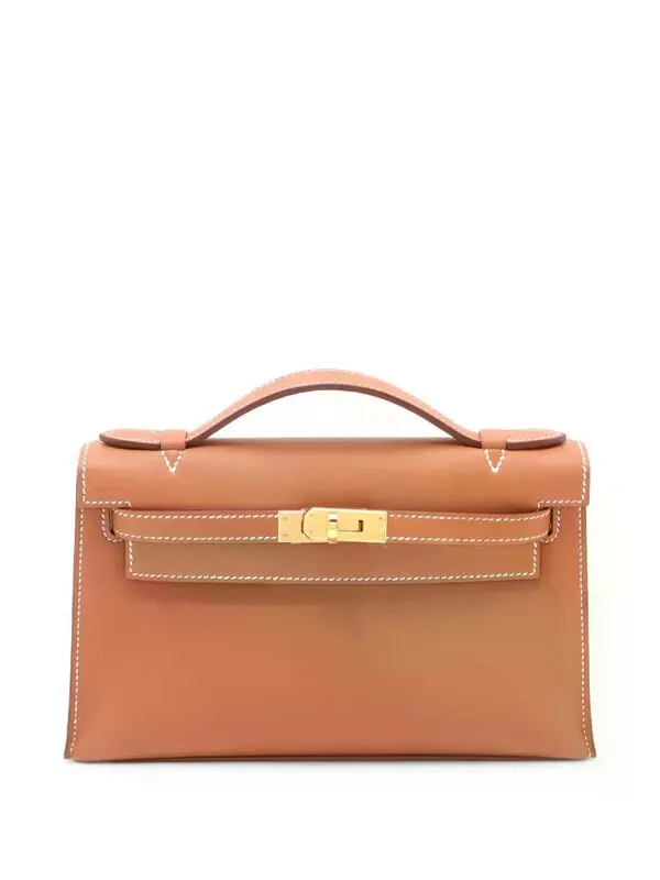 Hermès 2025 Swift Kelly Pochette 22 Handbag