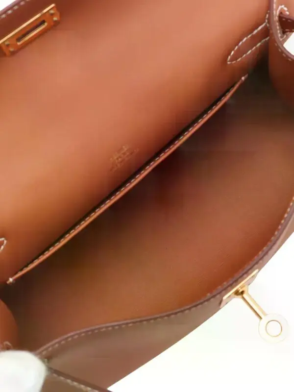 Hermès 2025 Swift Kelly Pochette 22 Handbag