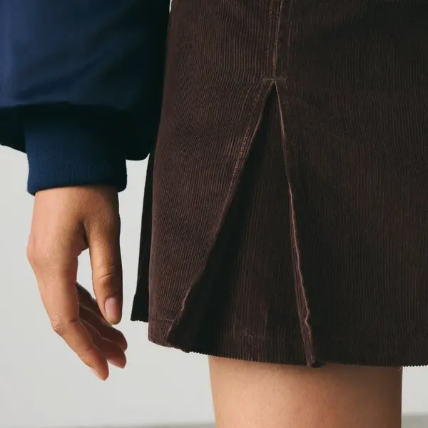 LEVI'S Inverted Pleat Mini Skirt