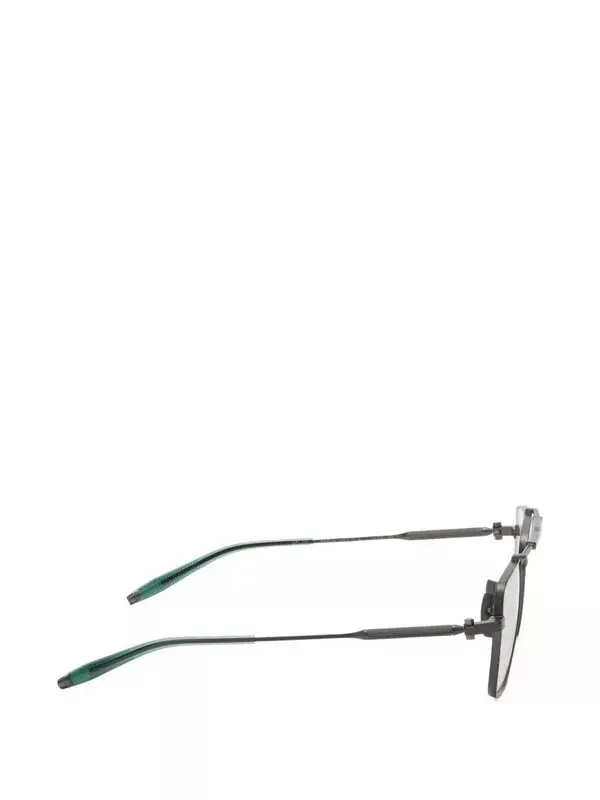 AKONI Europa Titanium Square-frame Sunglasses