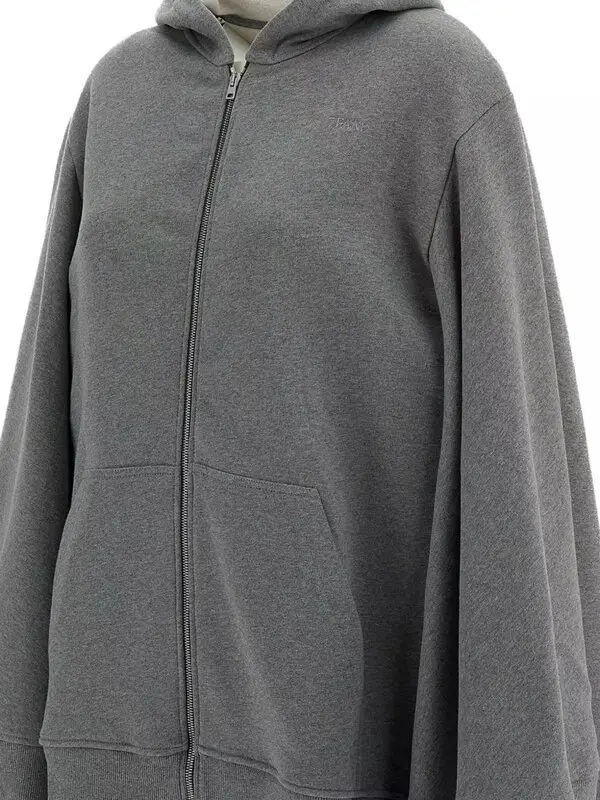 7 For All Mankind Zip-up Cotton Hoodie
