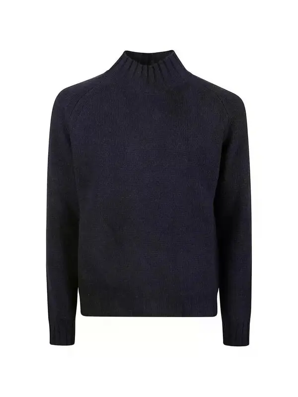 ARAGONA Mock-neck Raglan-sleeve Sweater