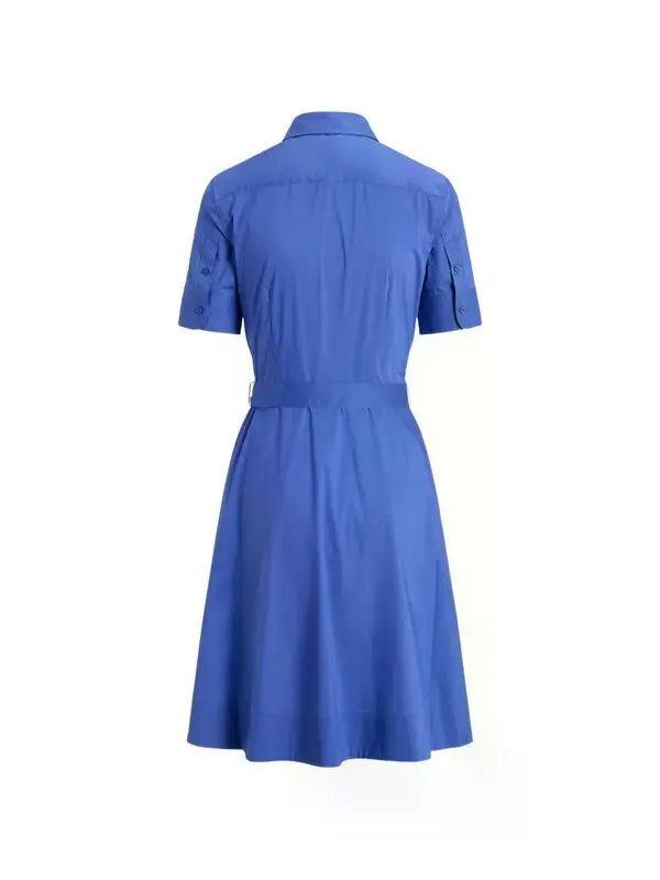 Ralph Lauren Belted Short-sleeve Shirt Dress