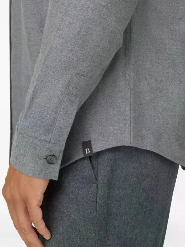 Boggi Milano Overshirt In Cotton Flannel