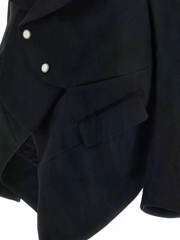 Comme Des Garçons Asymmetric Double-breasted Jacket