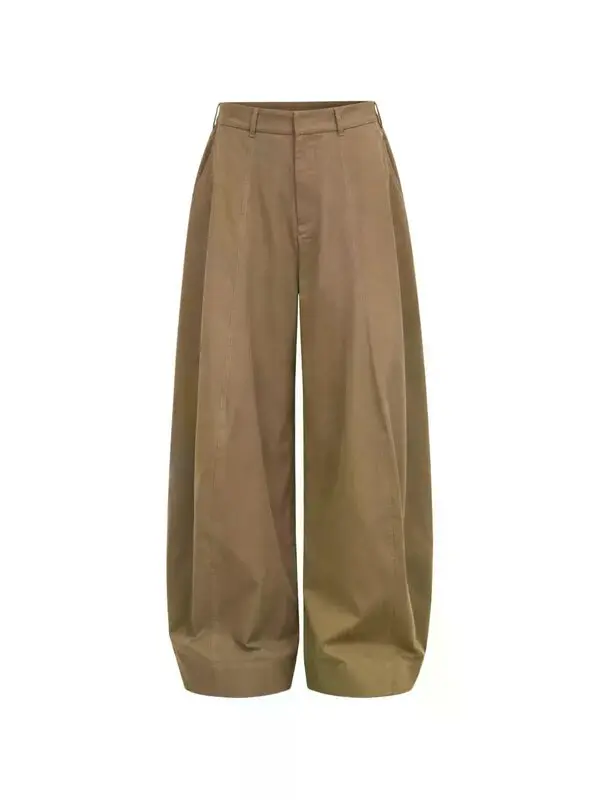 ELEH Pleated Wide-leg Trousers