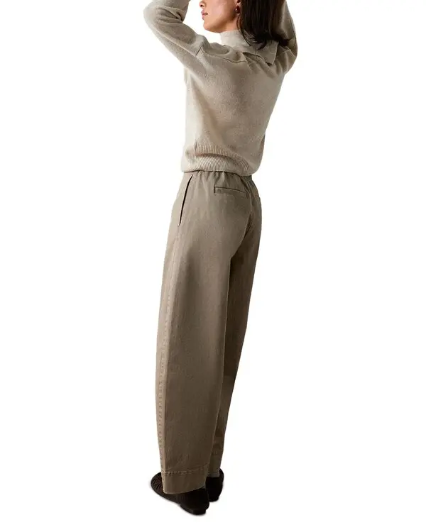 Whistles Cotton Stretch Barrel Pants