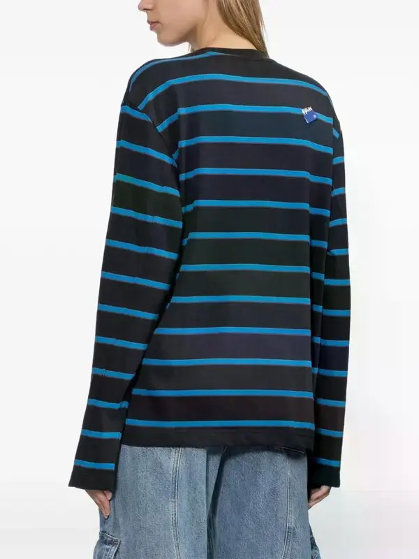 ADER ERROR Sig Striped Long-sleeve T-shirt