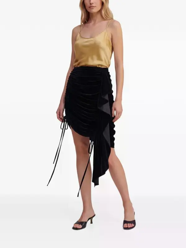 Gucci Ruched Midi Skirt
