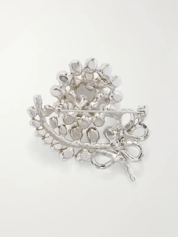JENNIFER BEHR Arleth Crystal-embellished -tone Brooch