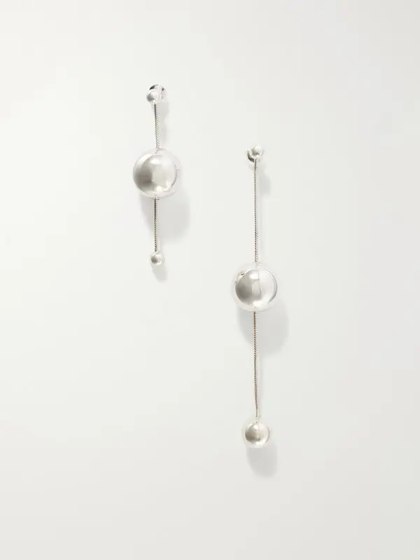 CAMILLE SURAULT Vada Asymmetric Sterling Earrings