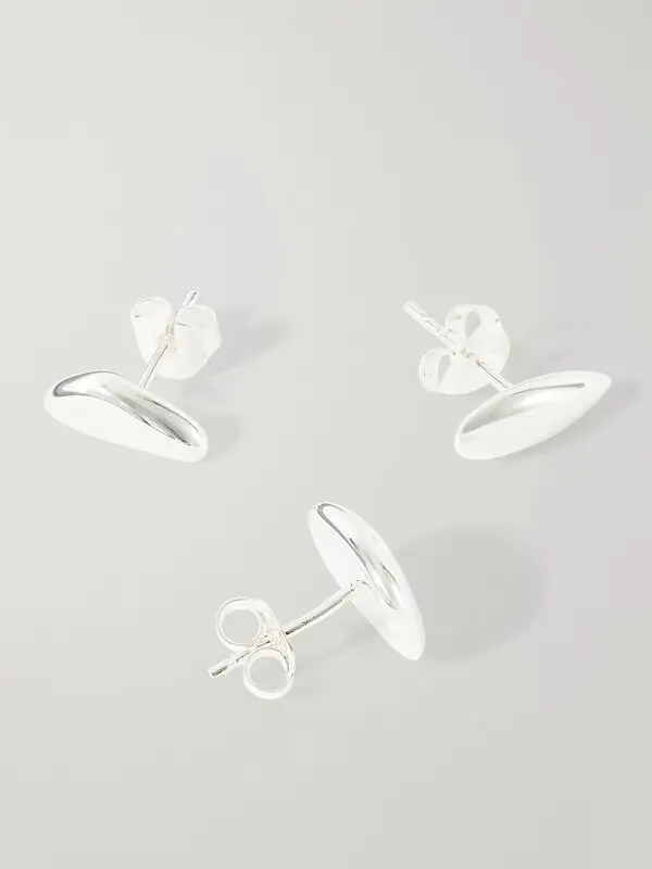 CAMILLE SURAULT Mini Grigri Set Of Three Sterling Earrings