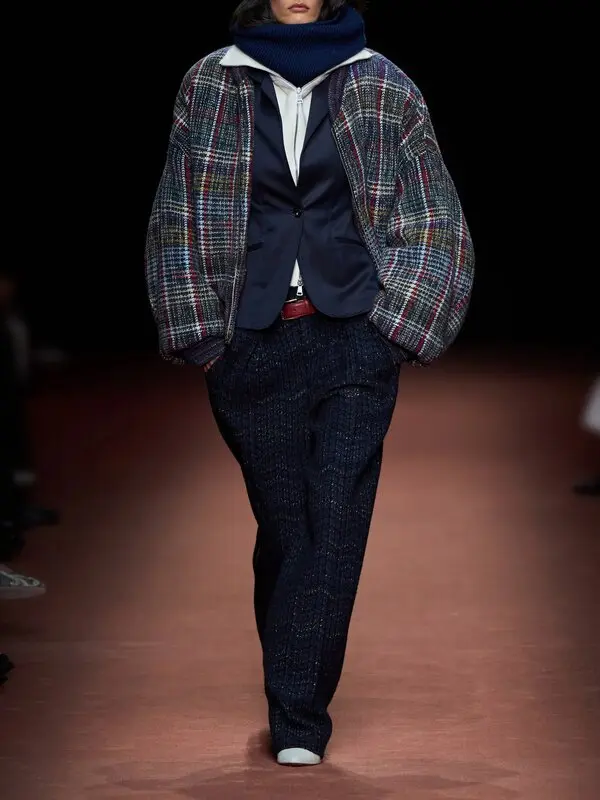 Missoni Checked Wool-caperdoni Padded Bomber Jacket