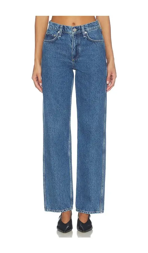 Rag & Bone Shea Full Length Straight Jeans In Blue - Coco