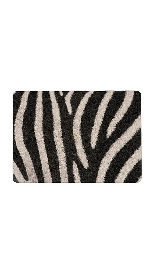 HEAVEN MAYHEM Air 13 Laptop Embossed Faux Leather Case In Multi - Zebra