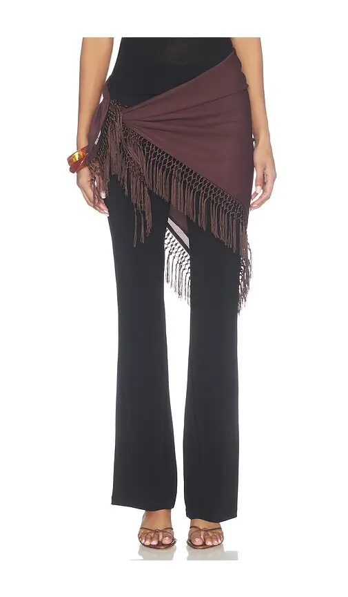 BAOBAB Austin Scarf In Brown - Saddle