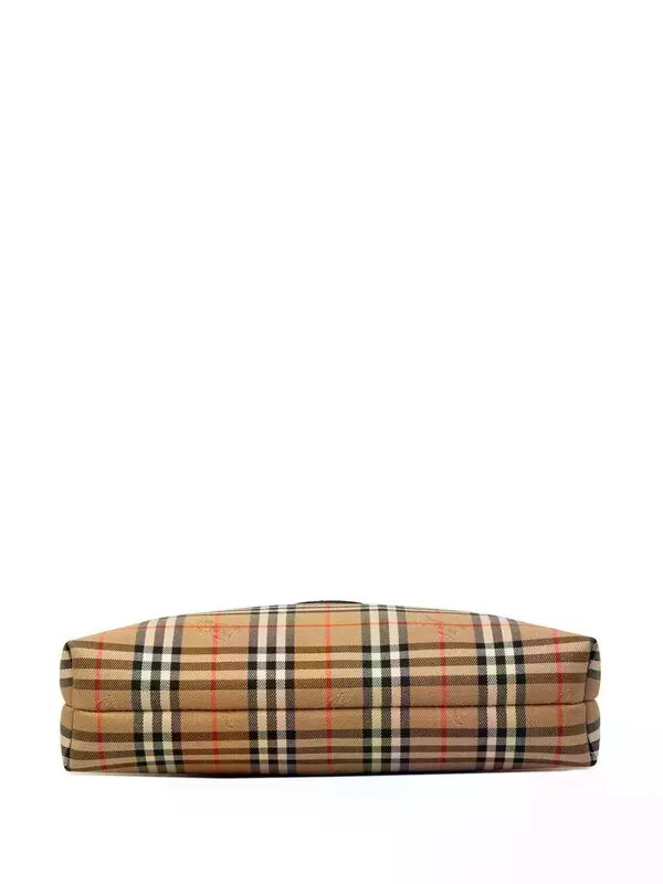Burberry 2000-2017 Haymarket Check Canvas Clutch Bag