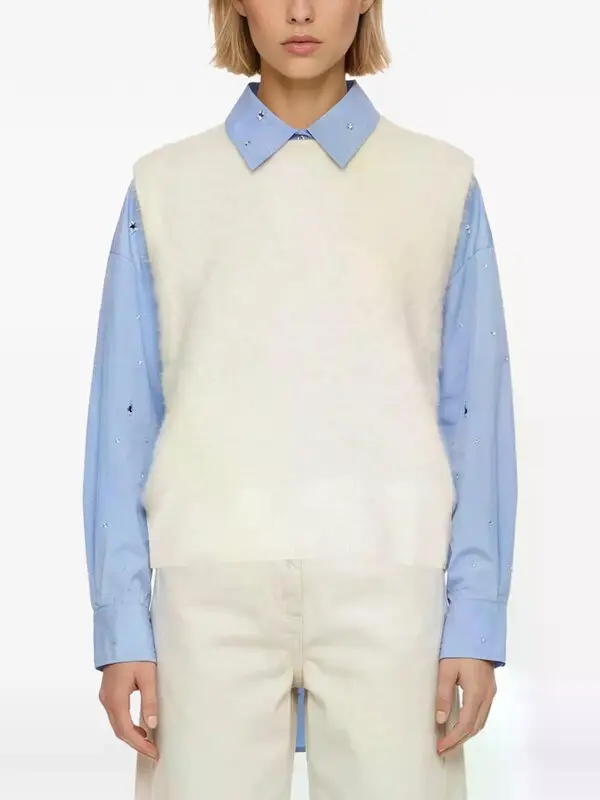 GOTHA Belen Brushed-knit Top